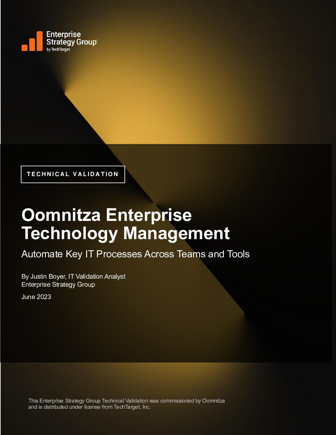 Technical Validation: Oomnitza Enterprise Technology Management - Oomnitza