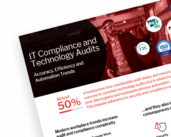 IT Compliance and Technology Audits Infographic - Oomnitza